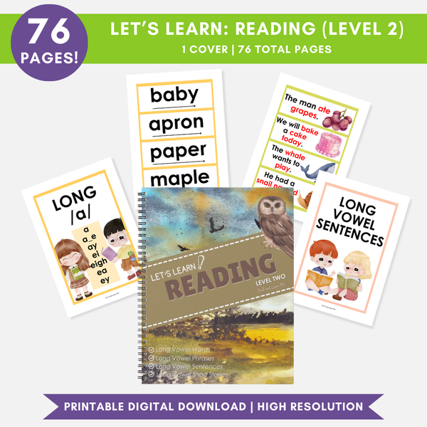 Let's Learn: Reading Level Two (Digital Only) – Print and Learn PH