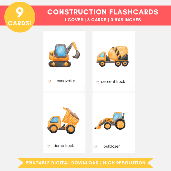 Construction Flashcards (Digital Only) – Print and Learn PH